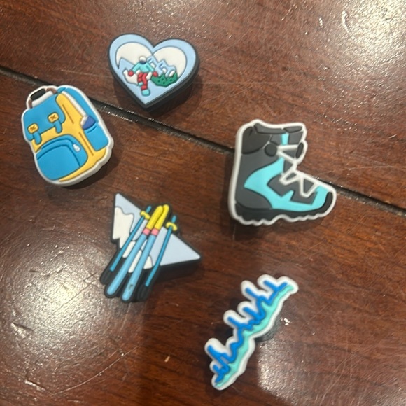 CROCS | Shoes | Crocs Charms Snow Themed | Poshmark